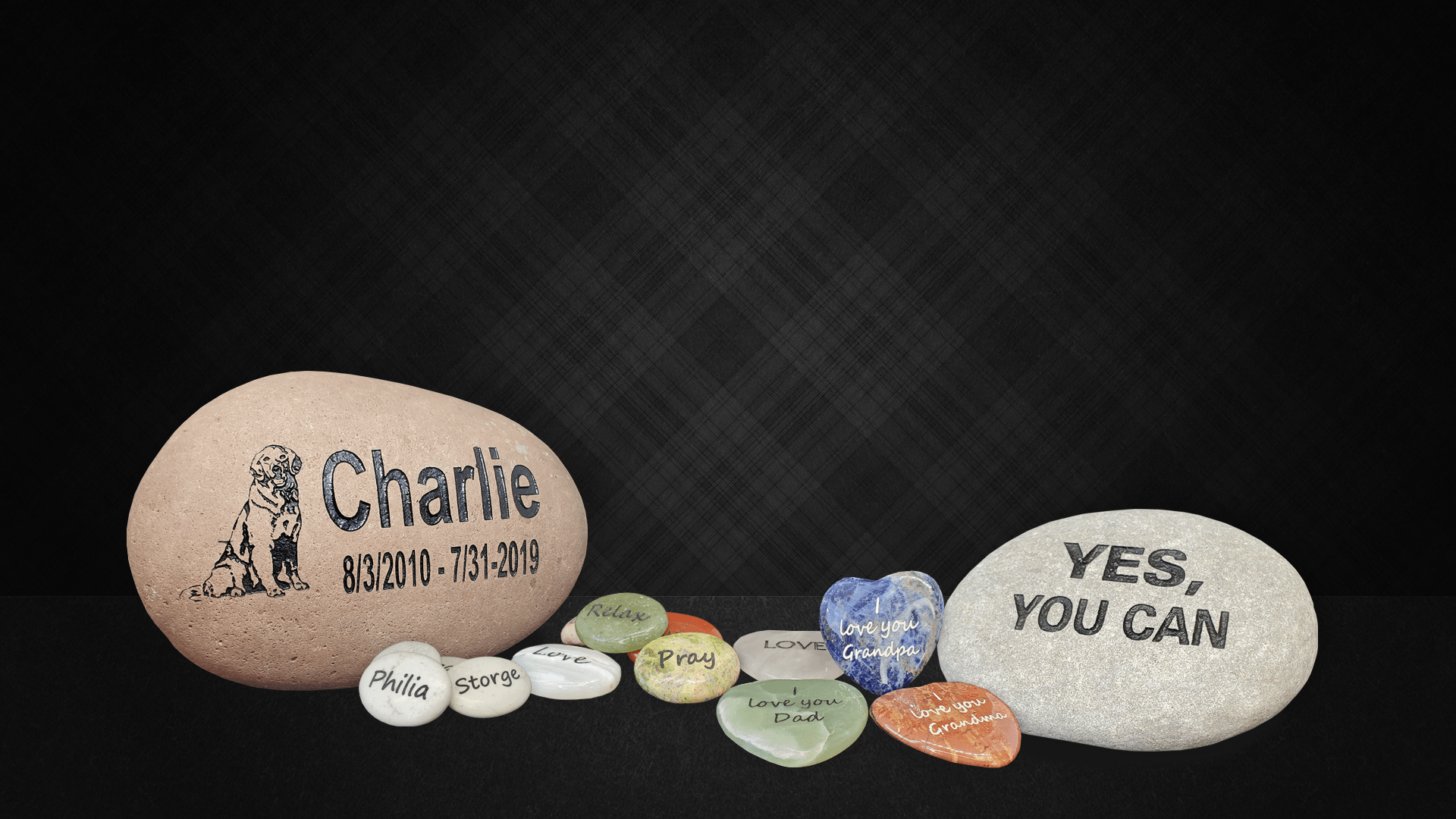 Engraved Stones - Custom Engraved Rocks | GOC Rocks
